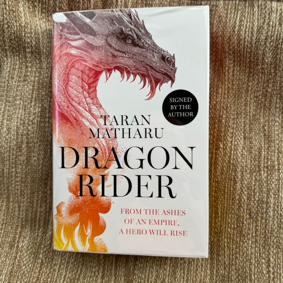 Dragon Rider Waterstones signed by Taran Matharu, Hardcover | Pangobooks
