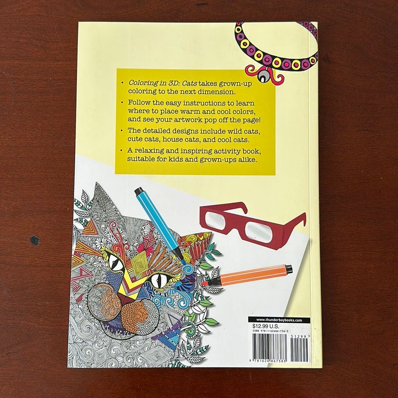 Coloring in 3D Cats by Hannah Davies, Emma Segal