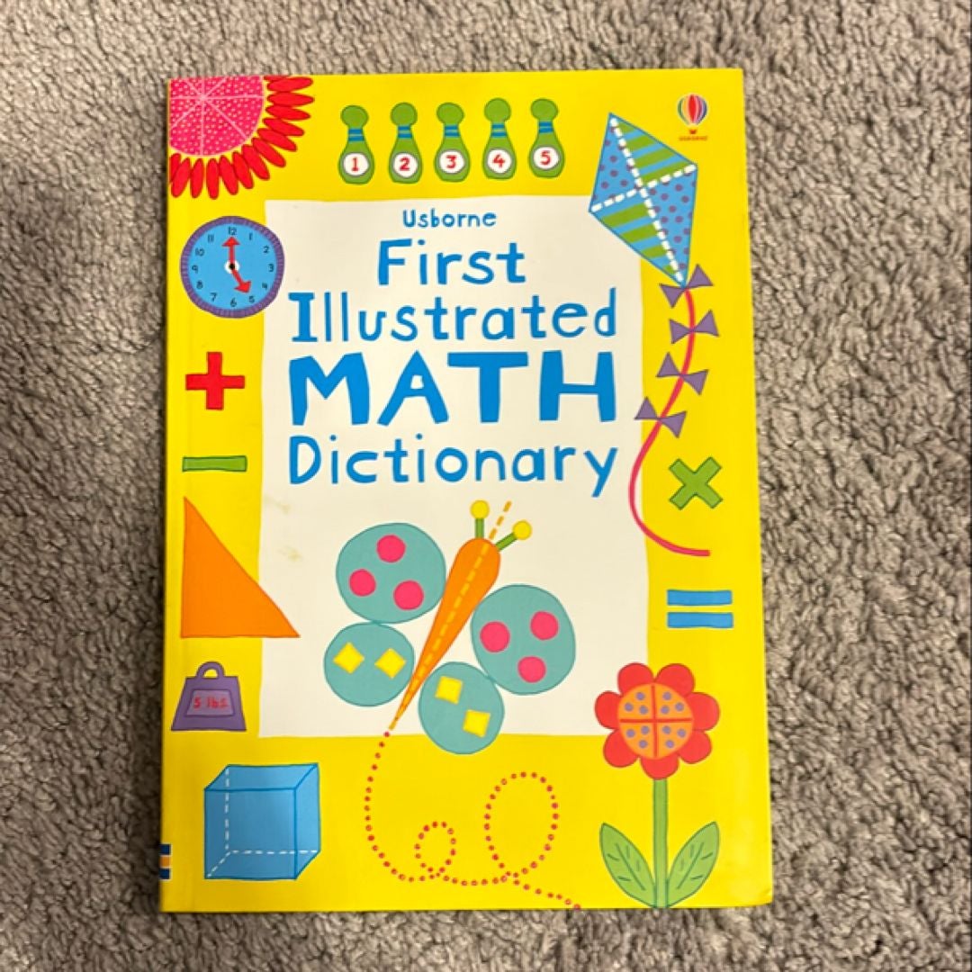 First Illustrated Math Dictionary IR by Kirsteen Rogers