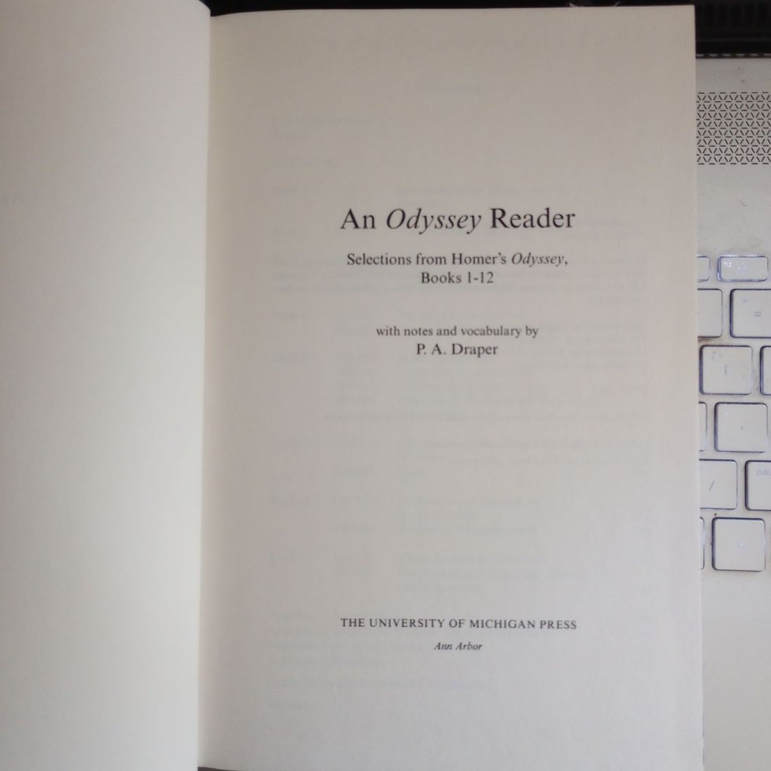 An Odyssey Reader by Pamela Ann Draper