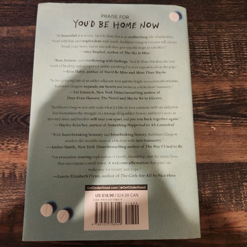 You'd Be Home Now by Kathleen Glasgow, Hardcover | Pangobooks