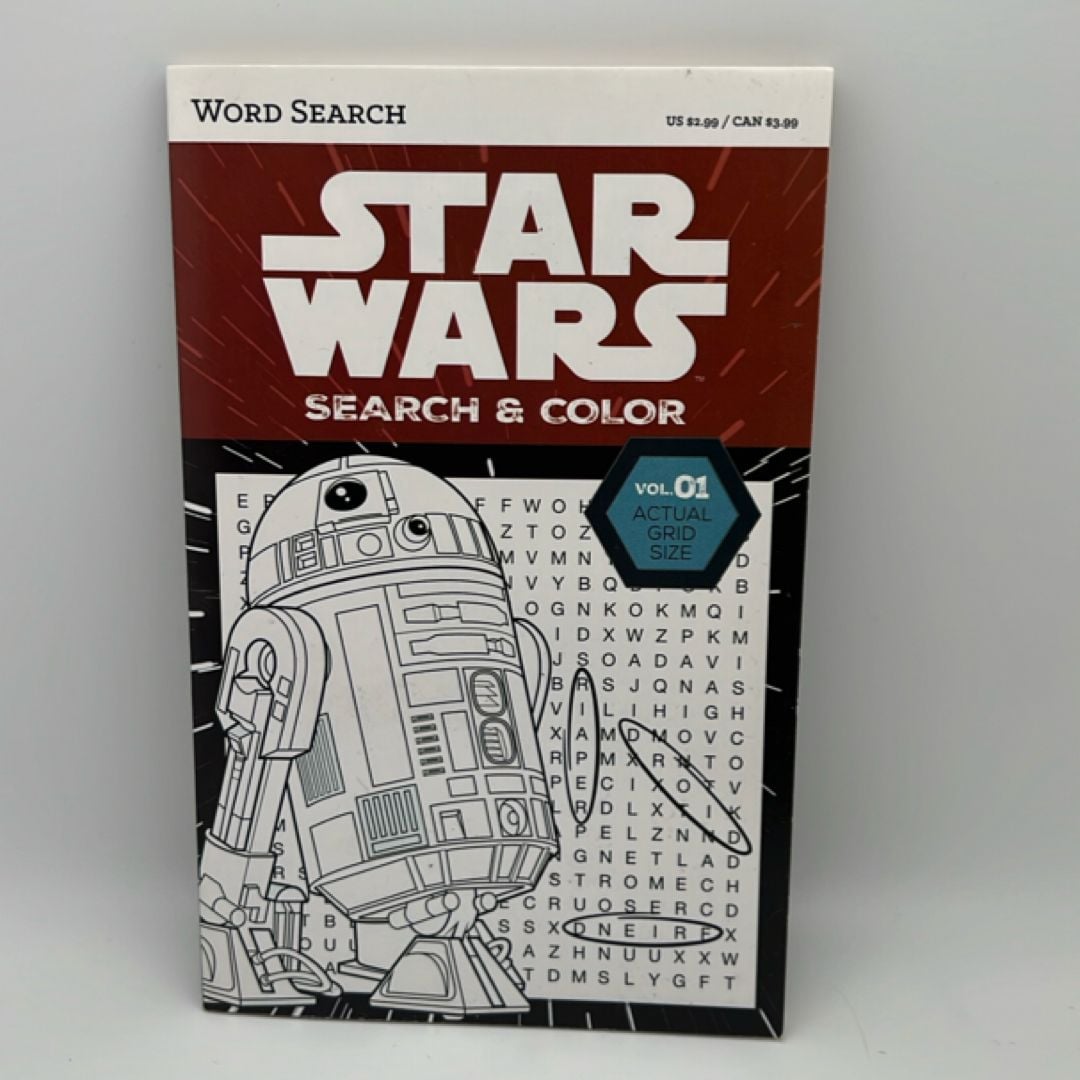 Star Wars Seach & Color Word Search by Lucasfilm, Paperback | Pangobooks