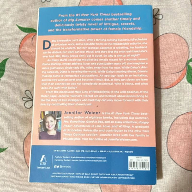 That Summer ARC by Jennifer Weiner, Hardcover | Pangobooks