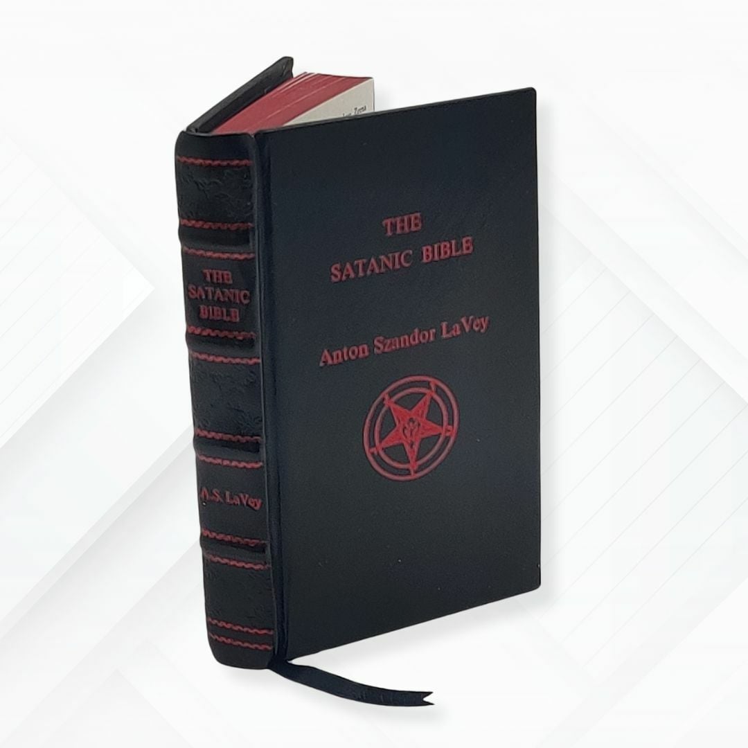 The Satanic Bible by Anton Szandor LaVey Leather Bound by Anton Szandor ...