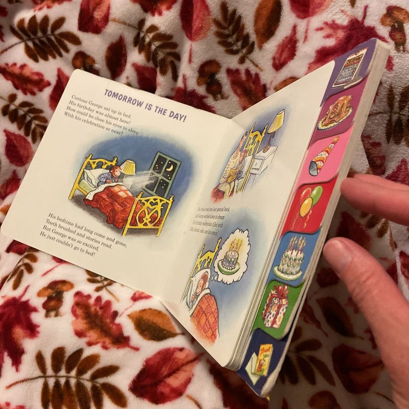 Happy Birthday, Curious George (Tabbed Book) by , Hardcover | Pangobooks