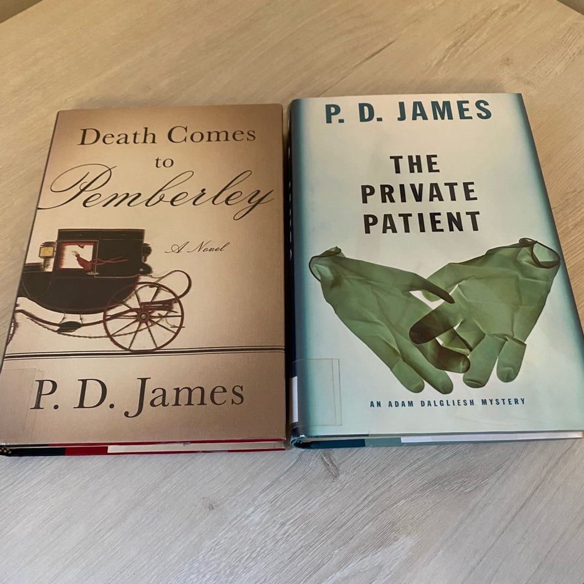 Lot Of Two (2) PD James Novels ExLibrary 1st Edition by PD James ...
