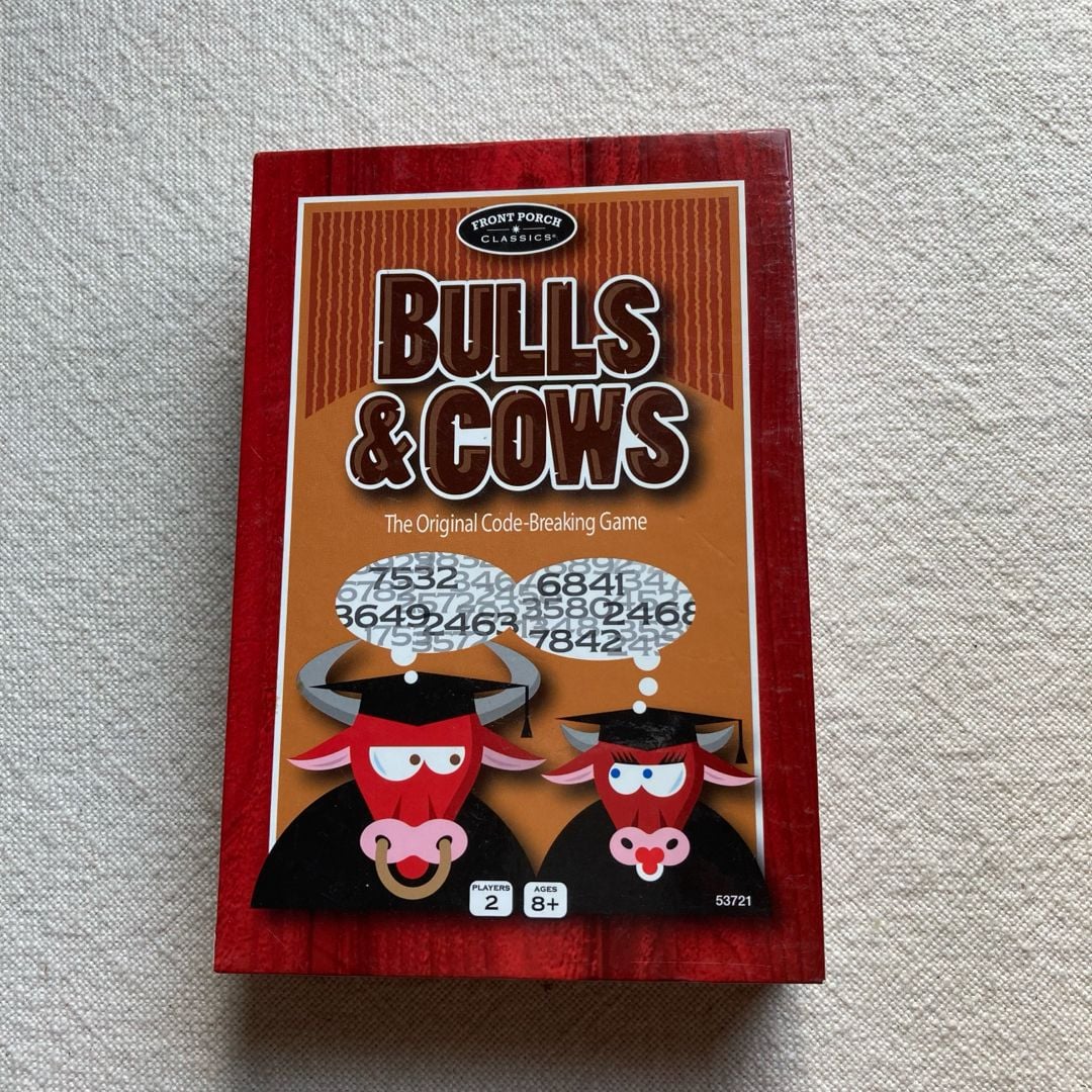Bulls & Cows - the Original Code-Breaking Game by University Games, Hardcover | Pangobooks