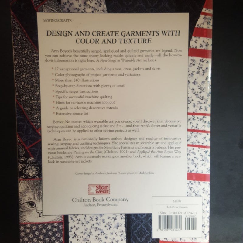 A New Serge in Wearable Art by Ann Boyce