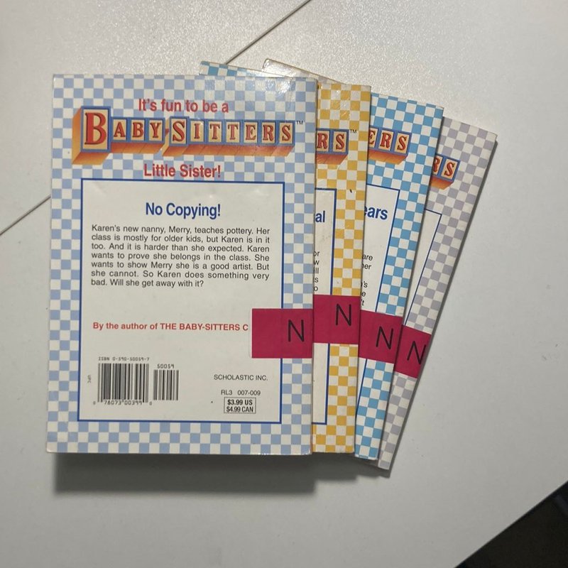 Baby-Sitters Little Sister 4 Book Bundle by Ann M. Martin, Paperback ...