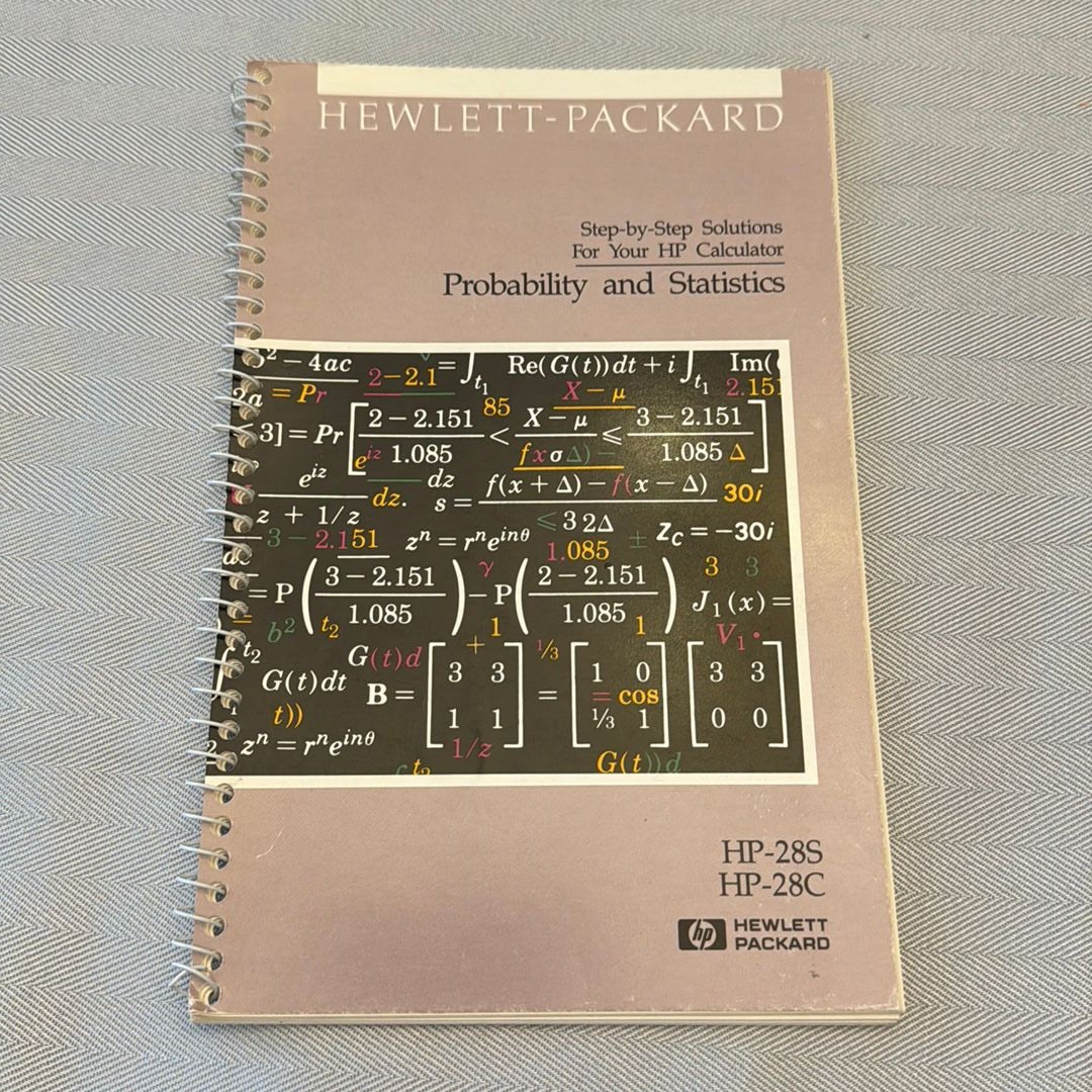 HP calculator Step by Step solutions HP-28S, HP-28C by Hewlett Packard ...