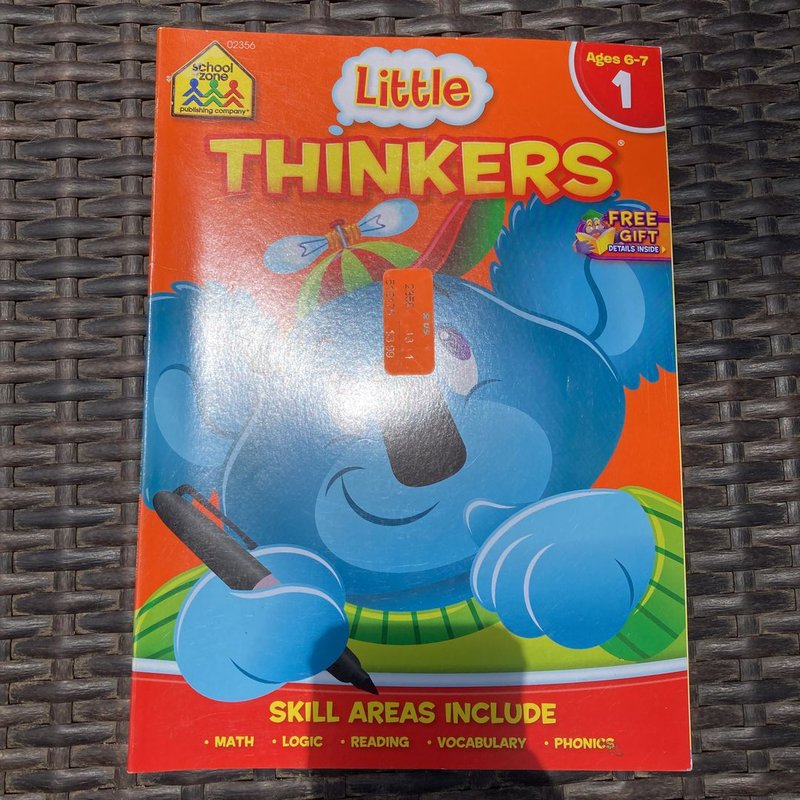 Little Thinkers First Grade Deluxe Edition Workbook by School Zone
