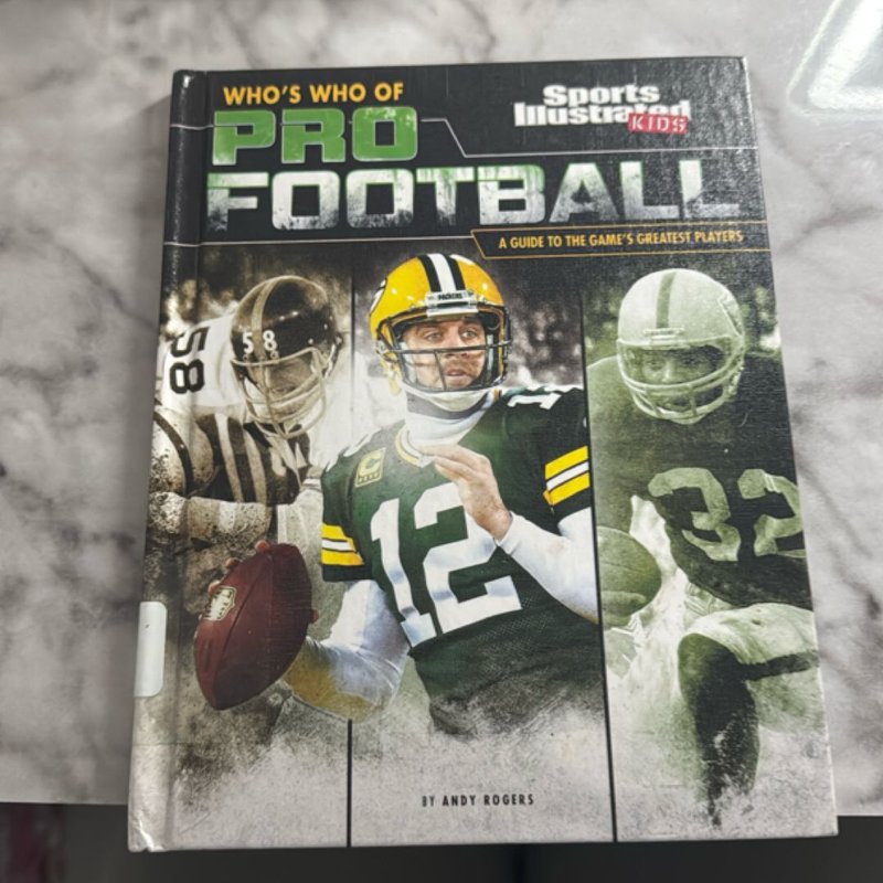 Who's Who of Pro Football by Andy Rogers