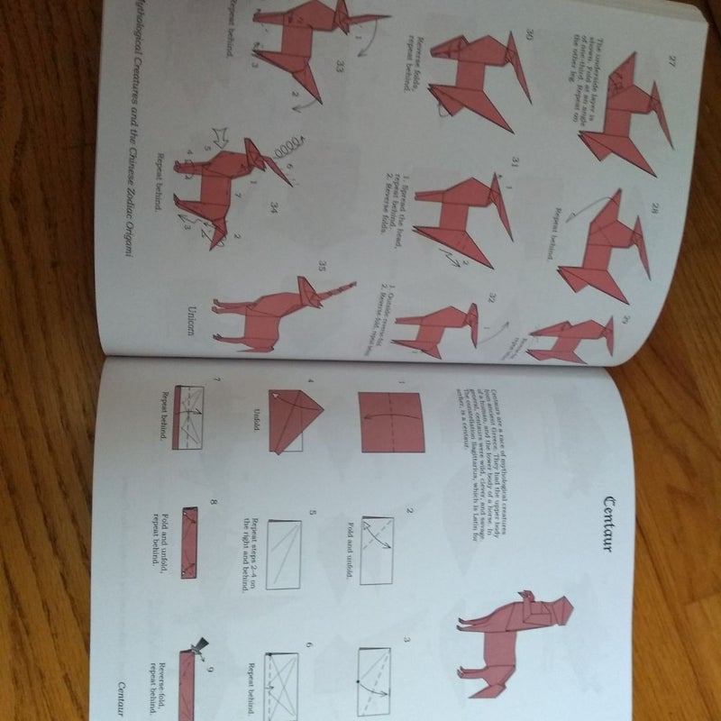Mythological Creatures and the Chinese Zodiac Origami by John Montroll