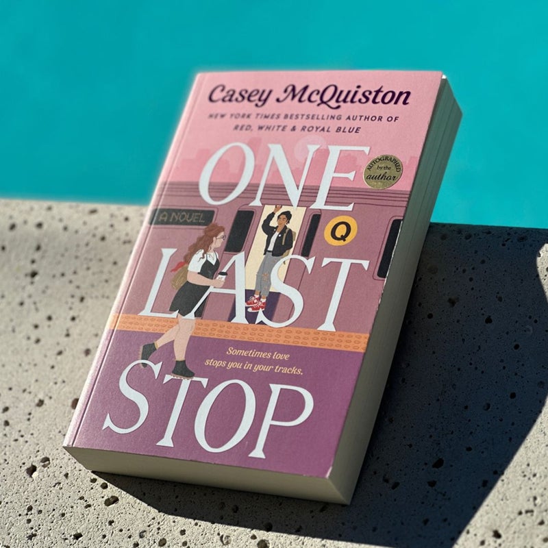 SIGNED by hand ONE LAST STOP by Casey McQuiston , Paperback | Pangobooks