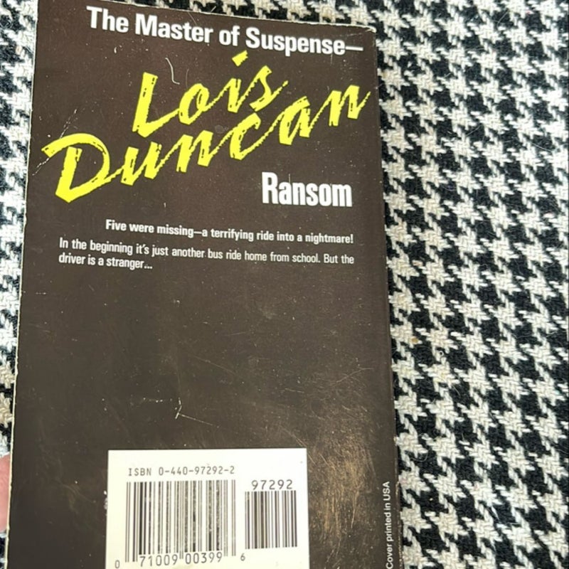 Ransom *1990 cover by Lois Duncan, Paperback | Pangobooks