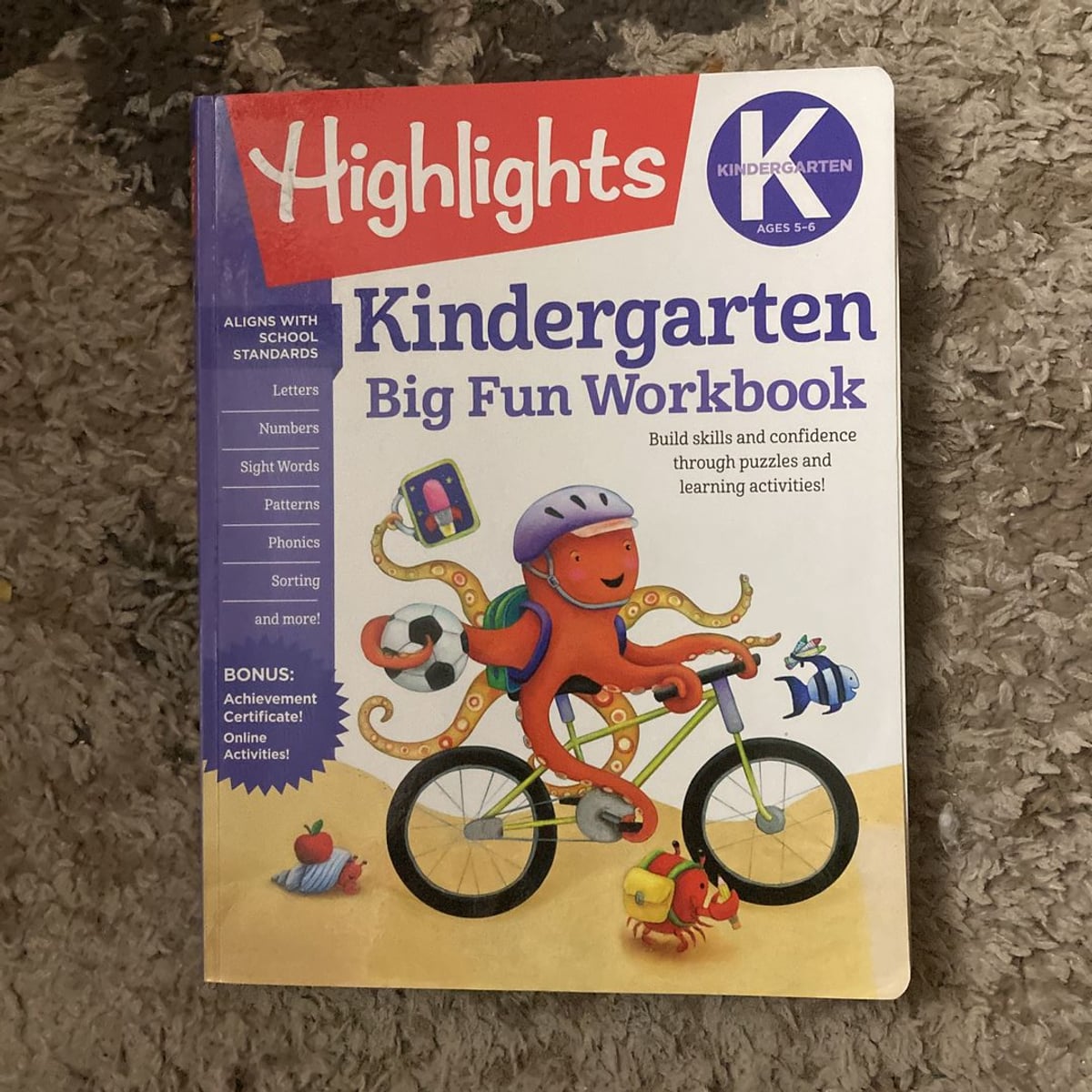 Kindergarten Big Fun Workbook by Highlights Learning