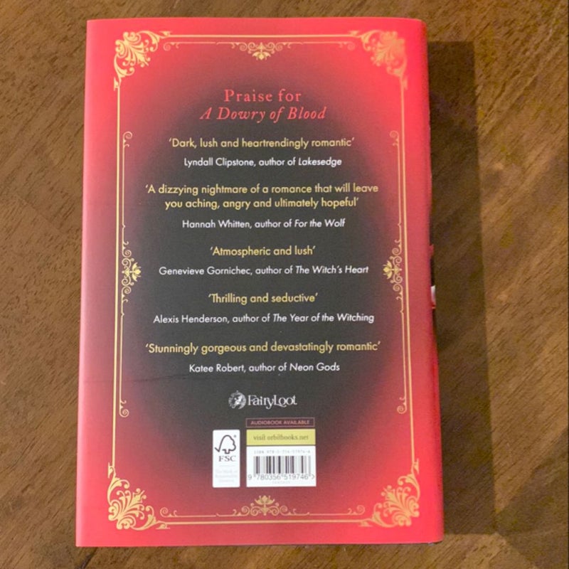 Dowry of Blood Fairyloot by S.T. Gibson, Hardcover | Pangobooks