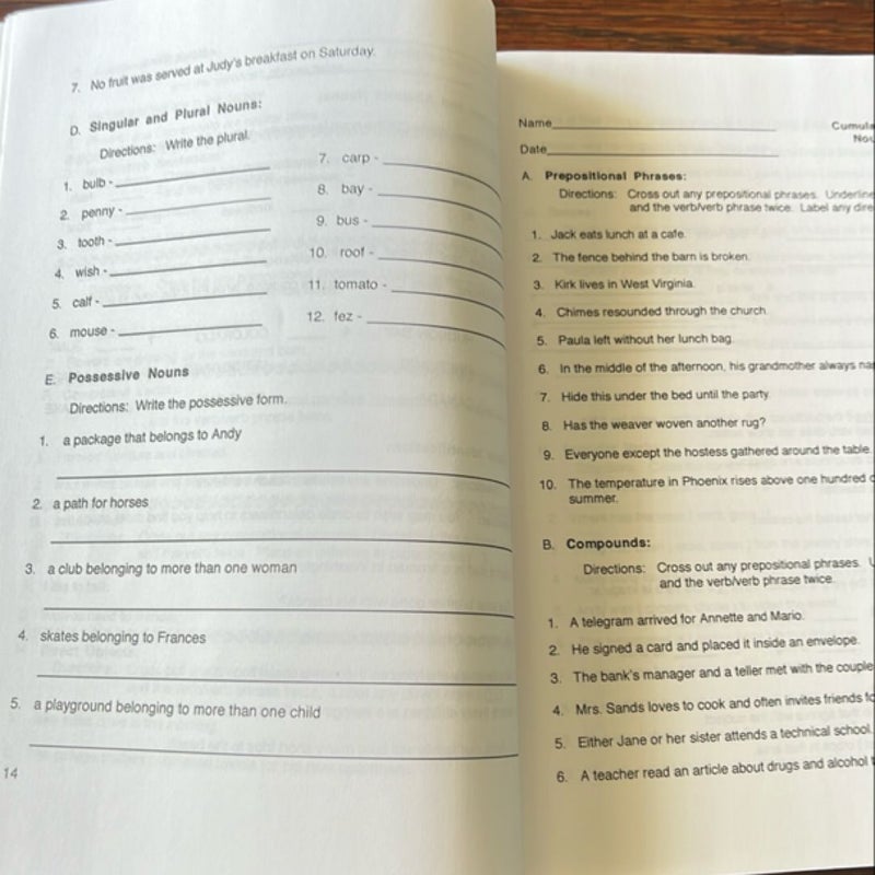 Easy Grammar Grade 4 Student Test Booklet by Wanda C. Phillips