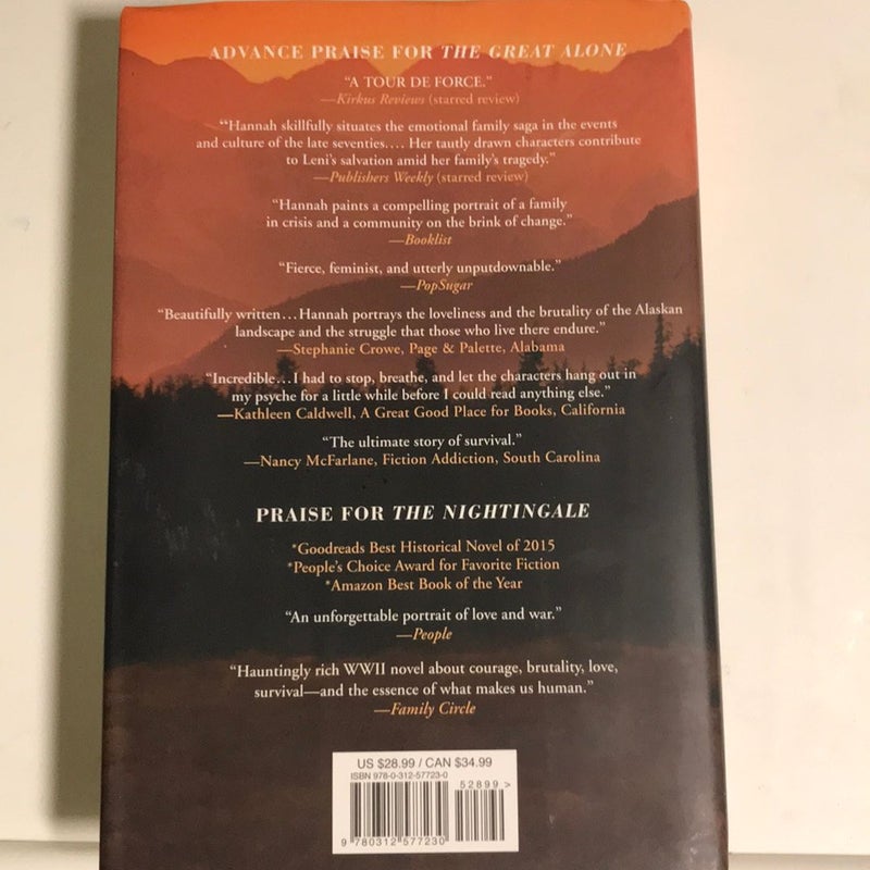 The Great Alone by Kristin Hannah, Hardcover | Pangobooks