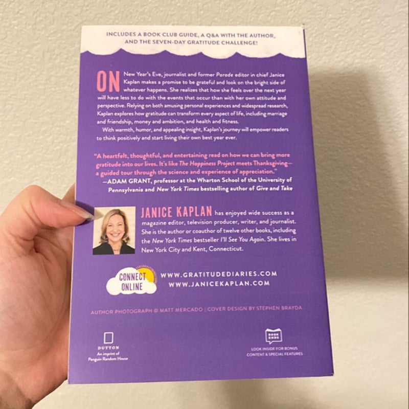 The Gratitude Diaries by Janice Kaplan, Paperback | Pangobooks