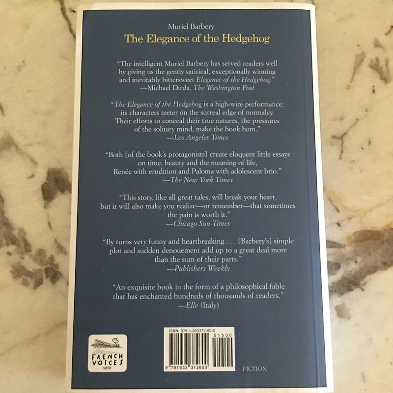 The Elegance of the Hedgehog by Muriel Barbery, Alison Anderson