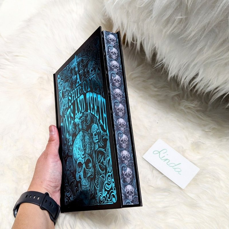 A Ship of Bones and Teeth SIGNED by Karina Halle, Hardcover | Pangobooks