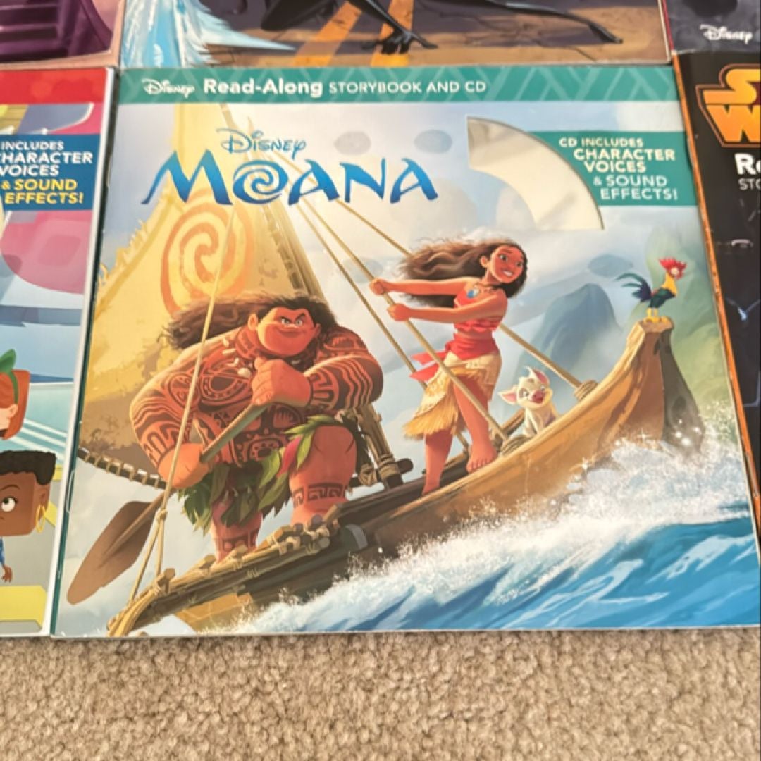 Moana Read-Along Storybook and CD by Disney Books