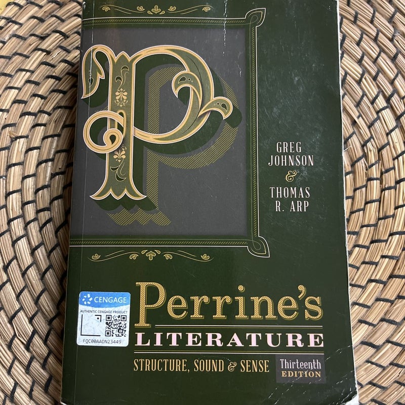Perrine's Literature by Greg Johnson, Thomas R. Arp