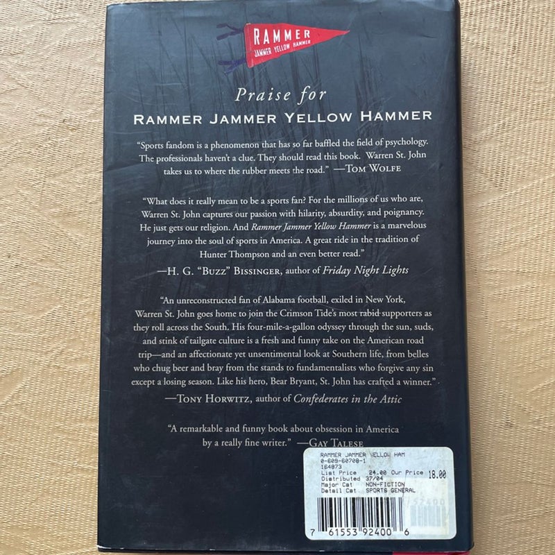 Rammer Jammer Yellow Hammer by Warren St. John, Hardcover | Pangobooks