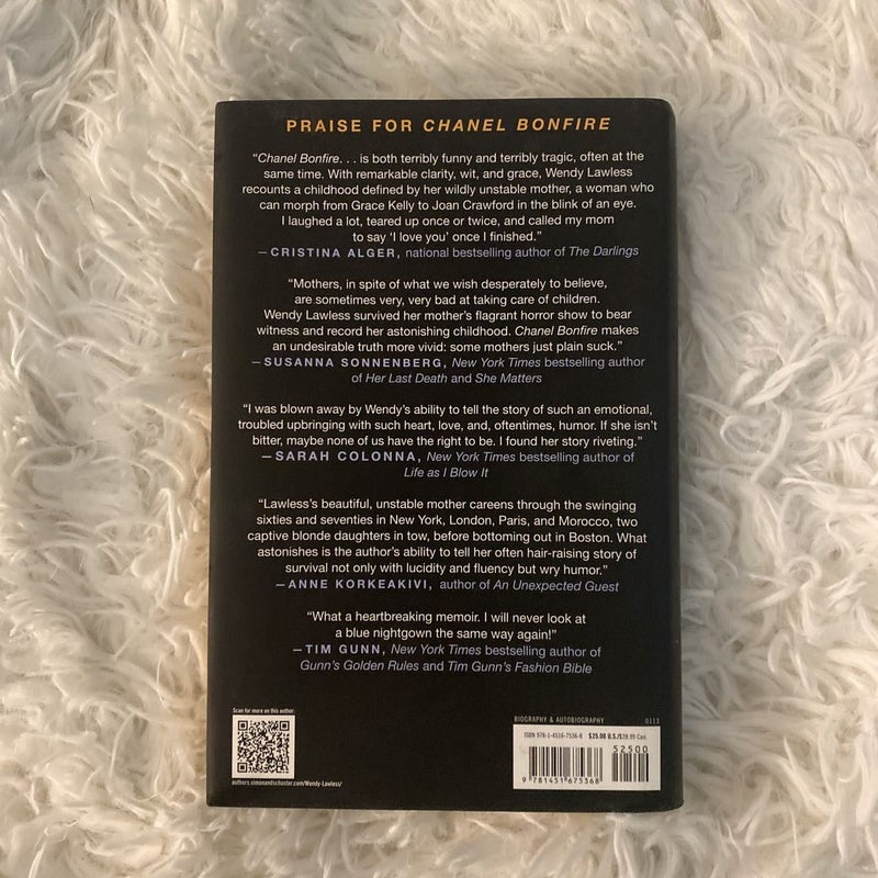 Chanel Bonfire by Wendy Lawless, Hardcover | Pangobooks