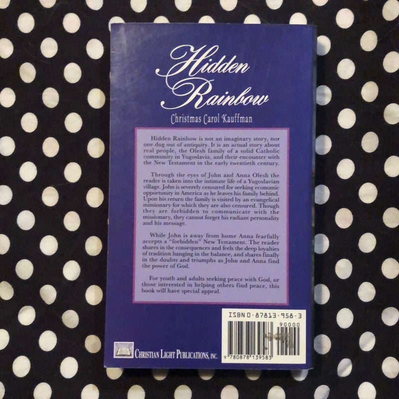 Hidden Rainbow by Christmas Carol Kauffman, Paperback | Pangobooks