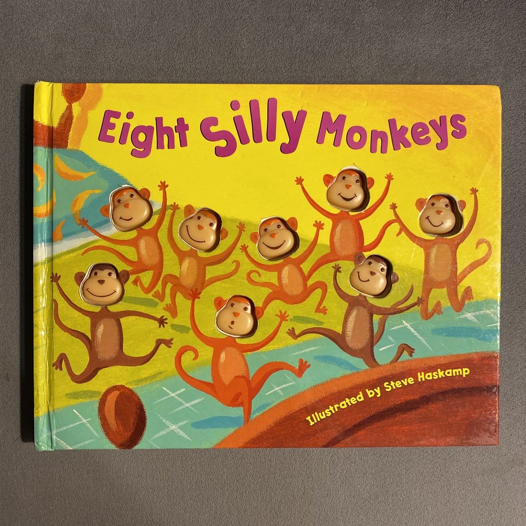 Eight Silly Monkeys by Steve Hascamp, Hardcover | Pangobooks
