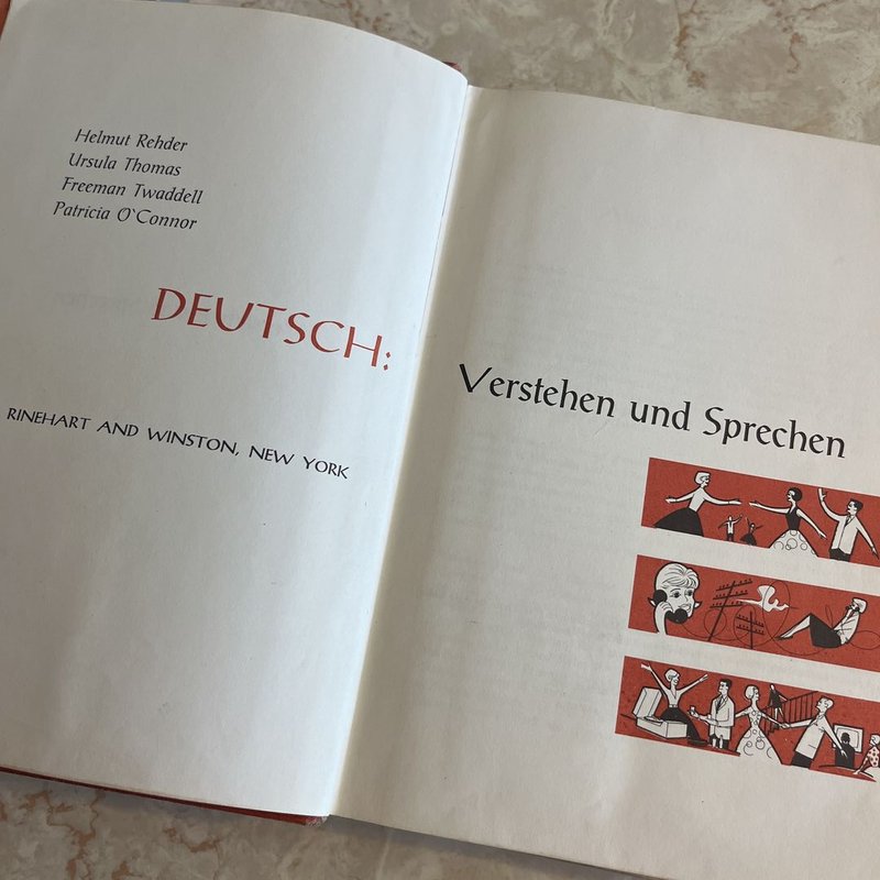 Deutsch: Verstehen and Sprechen (German language textbook)