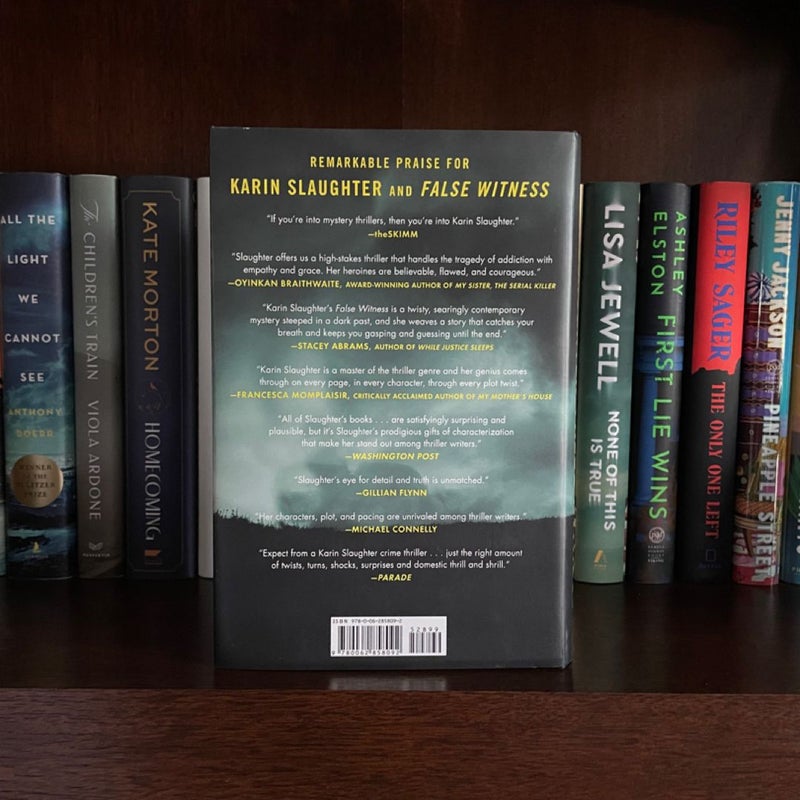 False Witness by Karin Slaughter, Hardcover | Pangobooks