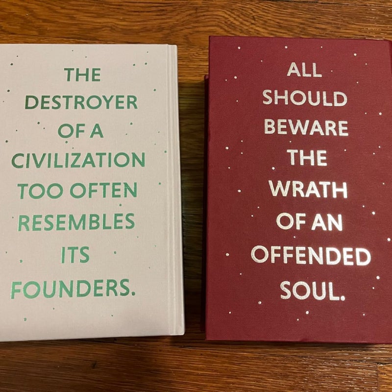 Fairyloot Red Rising Iron Gold & Dark Age by Pierce Brown, Hardcover ...