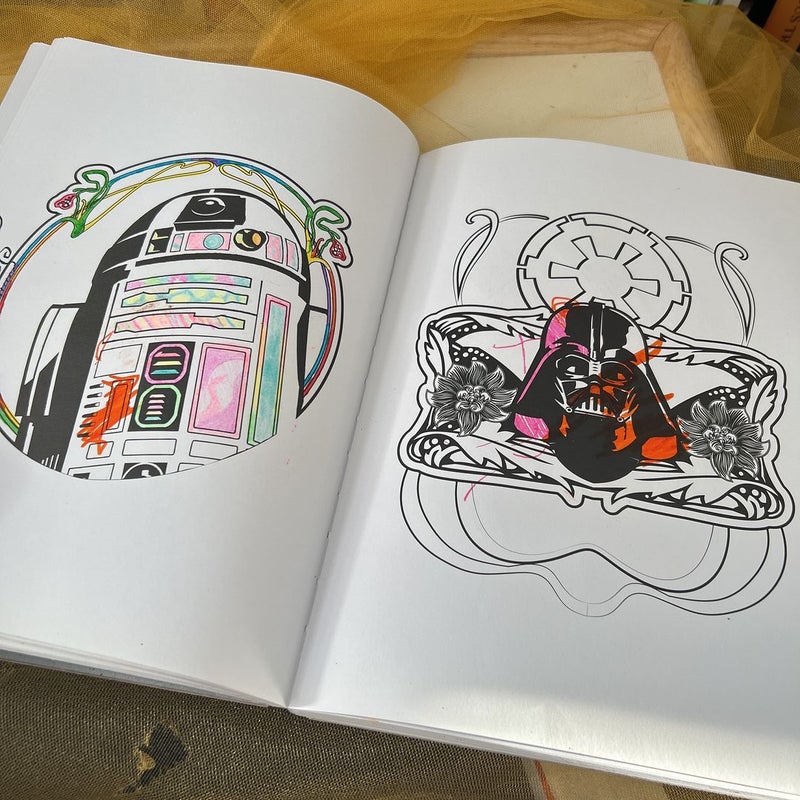 Art of Coloring Star Wars by Disney Books