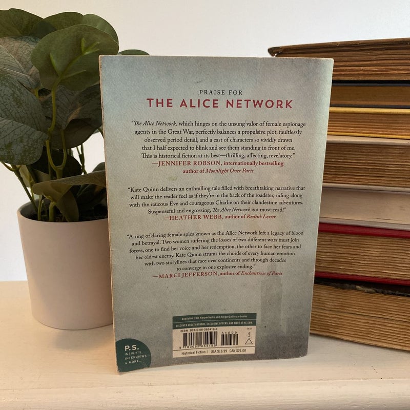 The Alice Network by Kate Quinn, Paperback | Pangobooks