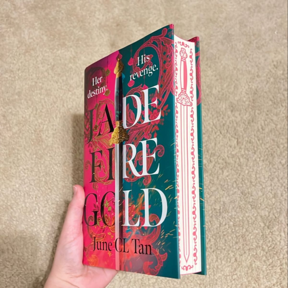 Jade Fire Gold Signed Fairyloot Edition by June CL Tan, Hardcover ...