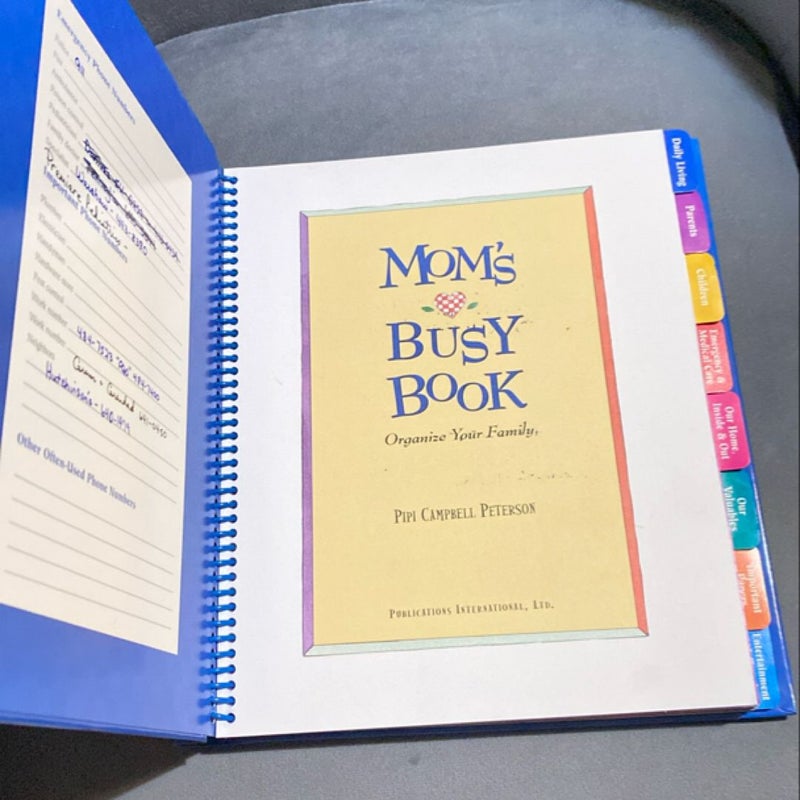 Moms Busy Book by Pipi Campbell Peterson, Hardcover | Pangobooks
