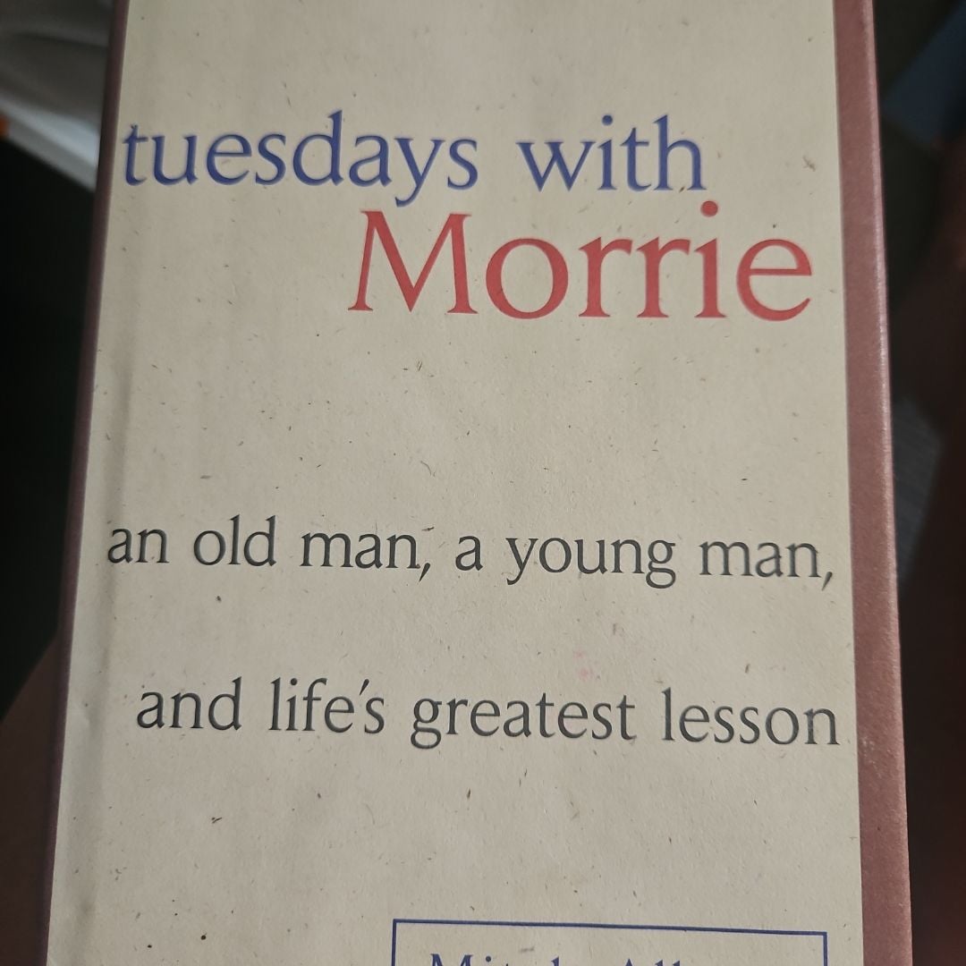 Tuesdays with Morrie by Mitch Albom, Hardcover | Pangobooks