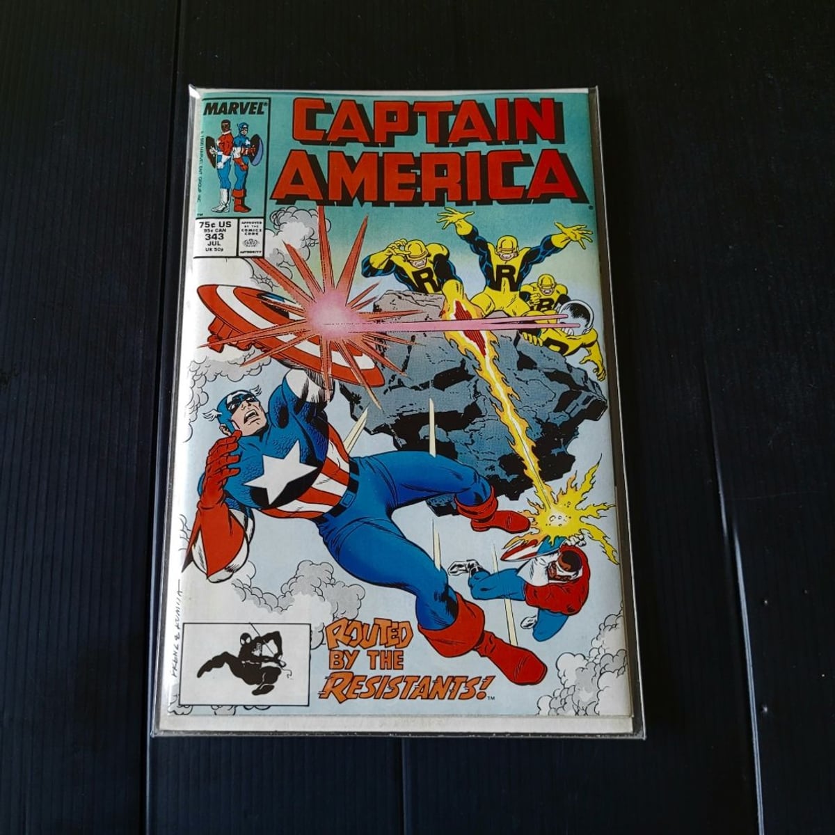 Captain America #343 by Gruenwald, Paperback | Pangobooks