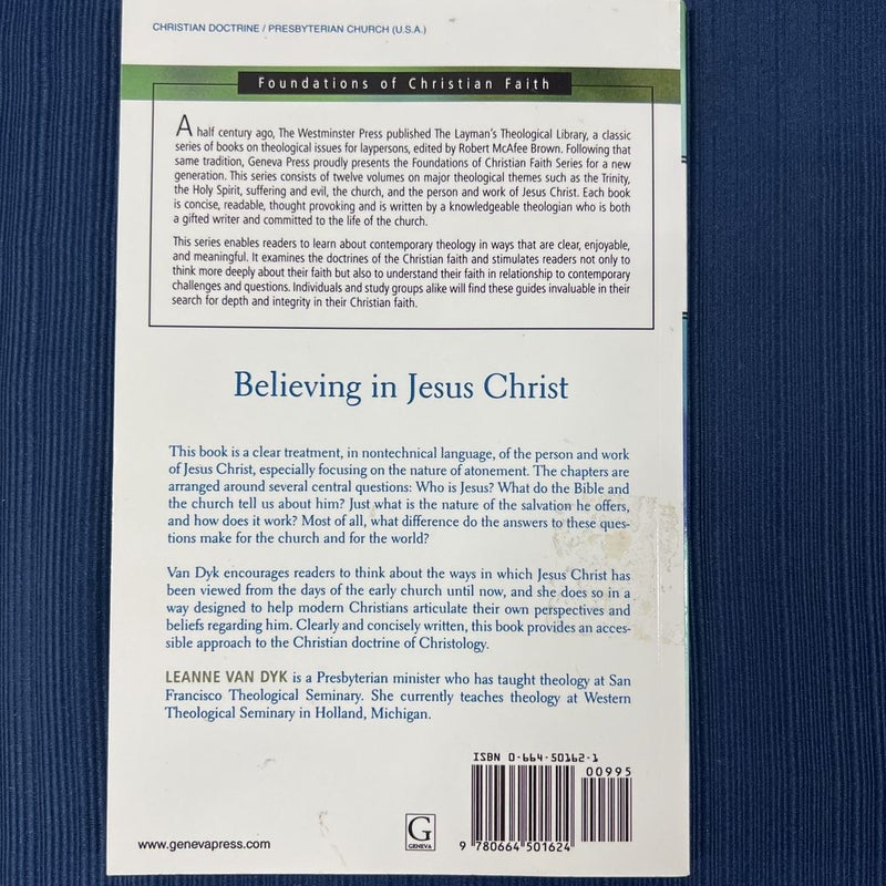 Believing in Jesus Christ by Leanne Van Dyk, Paperback | Pangobooks