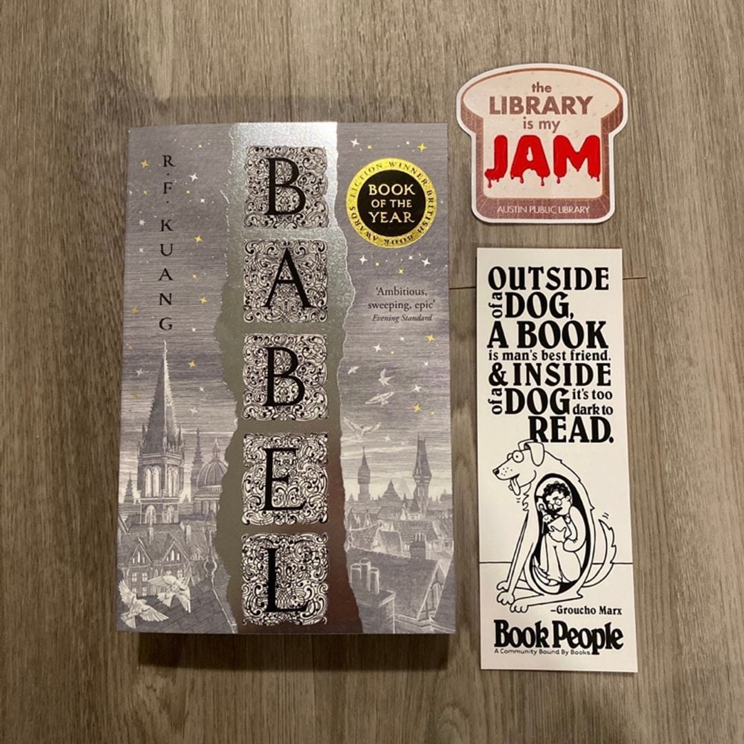 Babel uk edition blue sprayed edges by R.F. Kuang, Paperback | Pangobooks