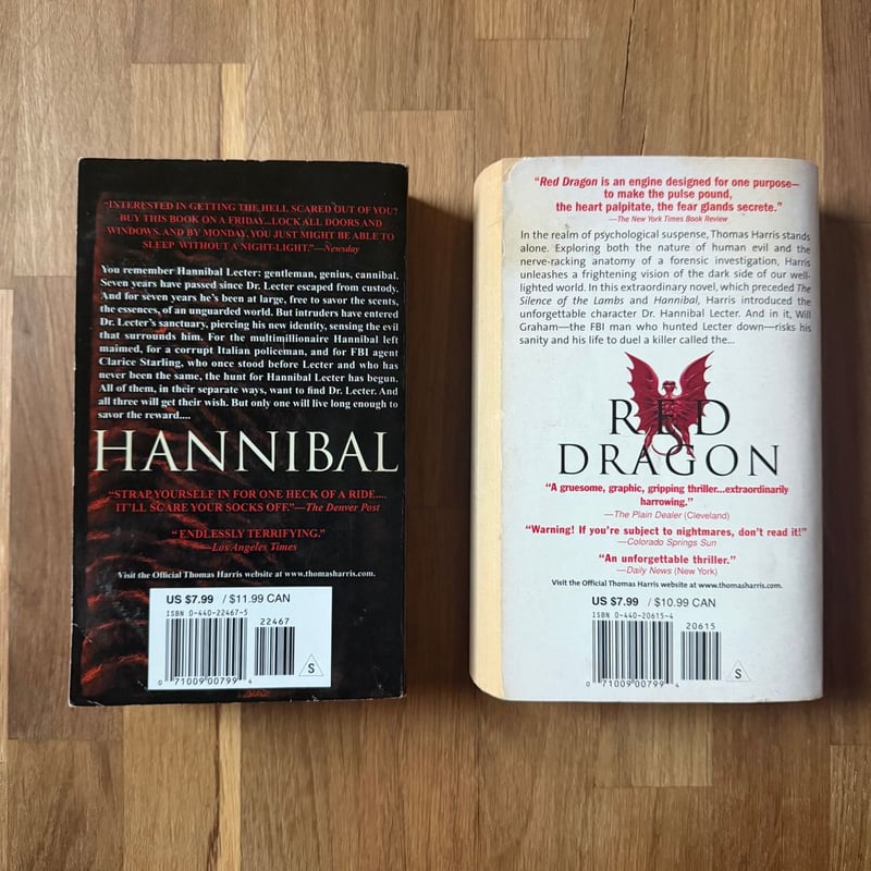 Hannibal + Red Dragon by Thomas Harris, Paperback | Pangobooks