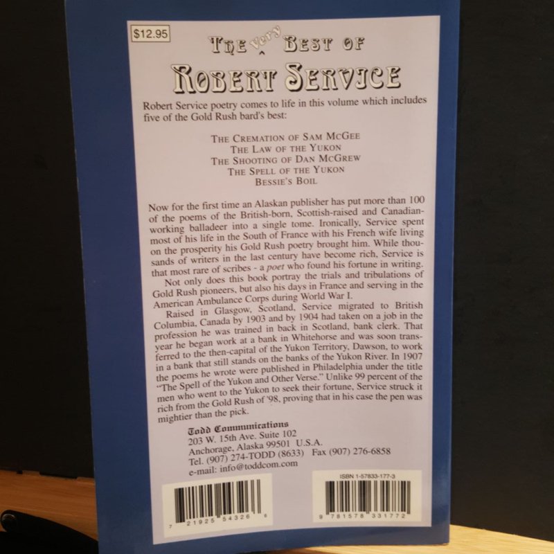 The Very Best of Robert Service by Robert Service