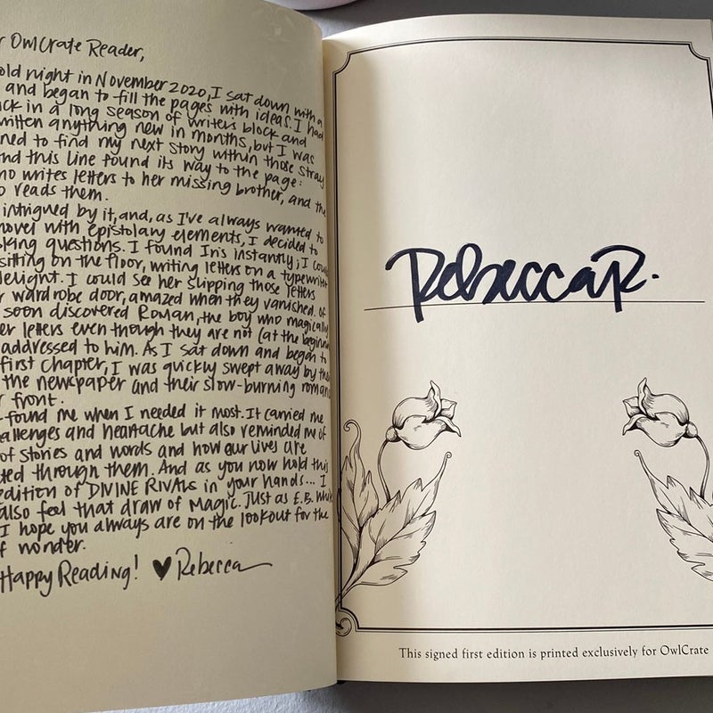 Divine Rivals by Rebecca Ross, Hardcover | Pangobooks