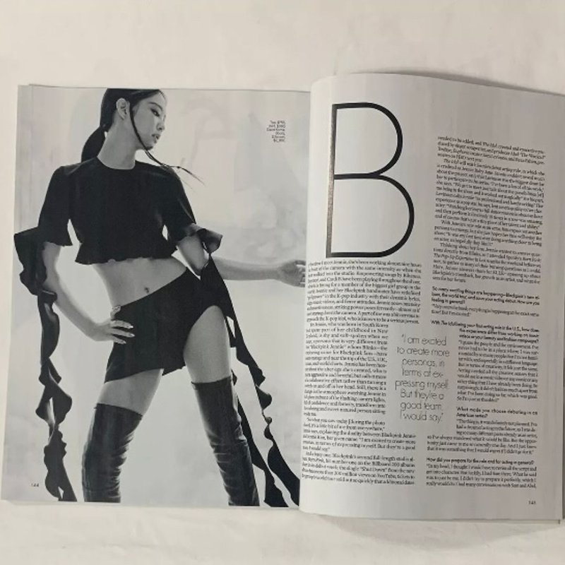 EllE It’s Just Jenn ”The BlackPink Idol” Issue Dec/Jan 2023 Magazine by ...