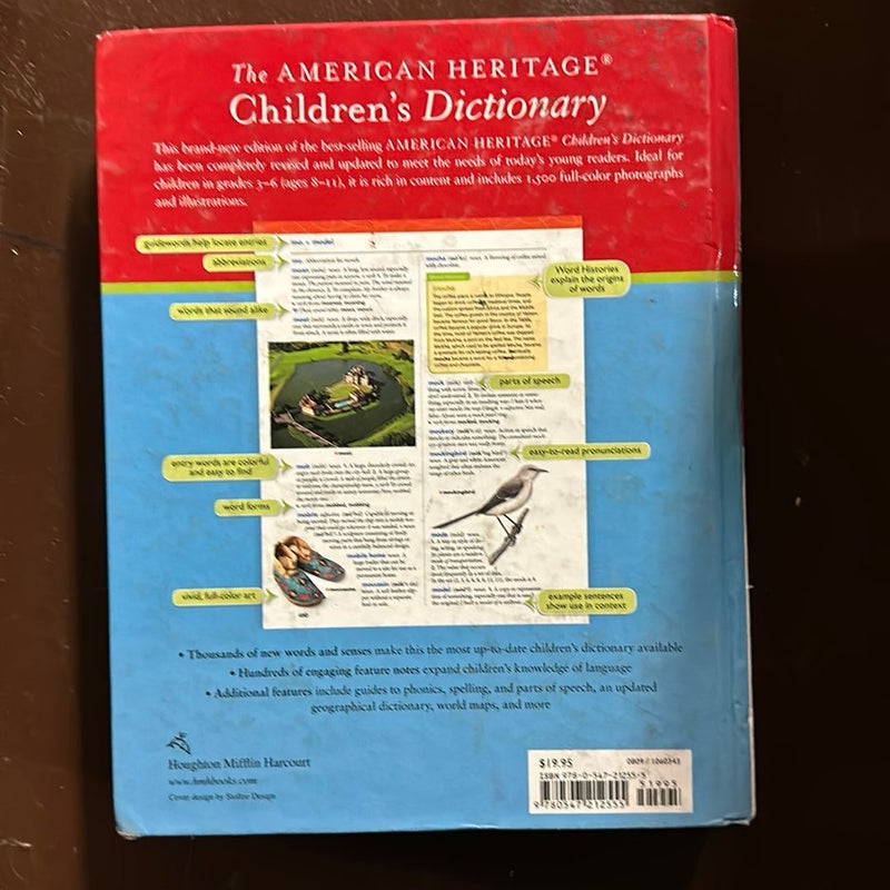 Children's Dictionary by Houghton Mifflin Company Staff