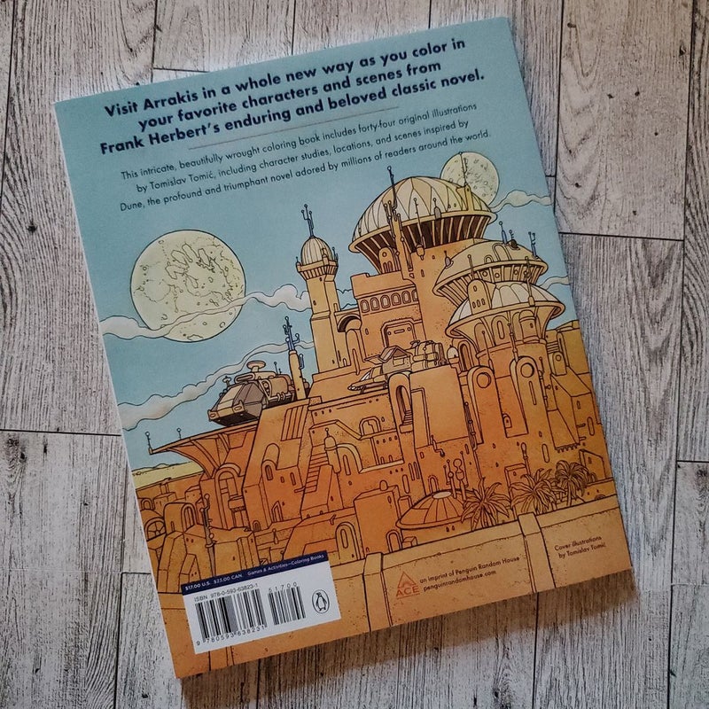 The Official Dune Coloring Book by Frank Herbert, Paperback | Pangobooks