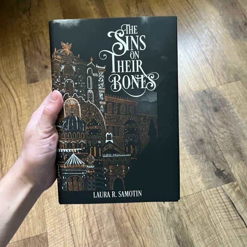 OwlCrate the sins on their bones by Laura A. Samotin , Hardcover ...